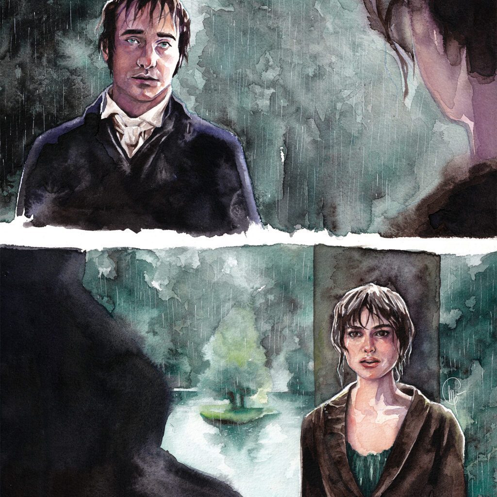 Orgullo y Prejuicio - Acuarela - María Emegé